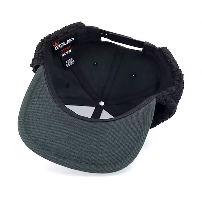 Keps Skillfish Snapback - Grisjävel Earflap - Vintage Black