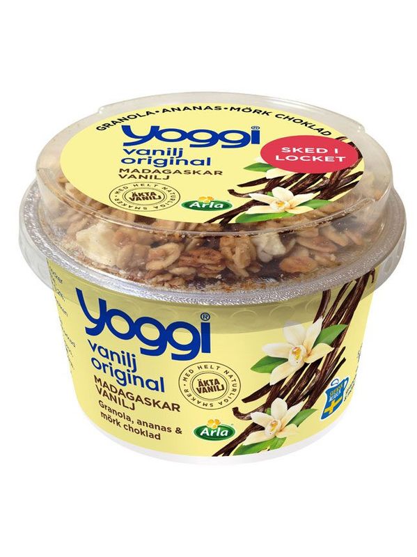 YOGHURT MUSLI TOP VANILJ (8X190GR) (9616) (K)