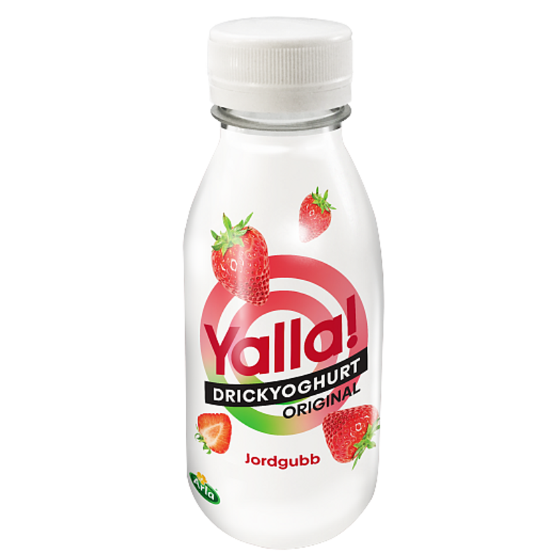 YOGGI YALLA JORDGUBB 6X350ML