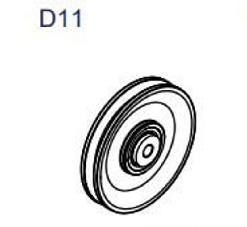 Linhjul GCCO-150 115 / 12 mm