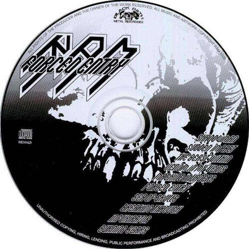 RAM CD "Forced Entry" cd jewel case