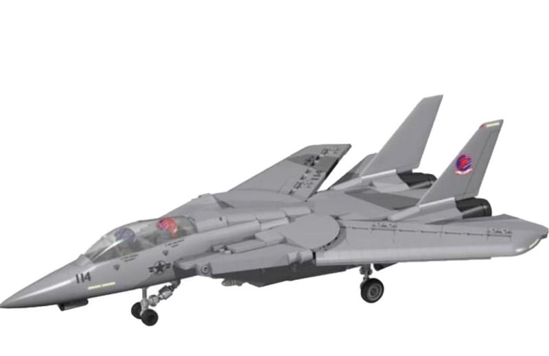 COBI-5811A F-14 Tomcat jetplan från filmen Top Gun i byggsats