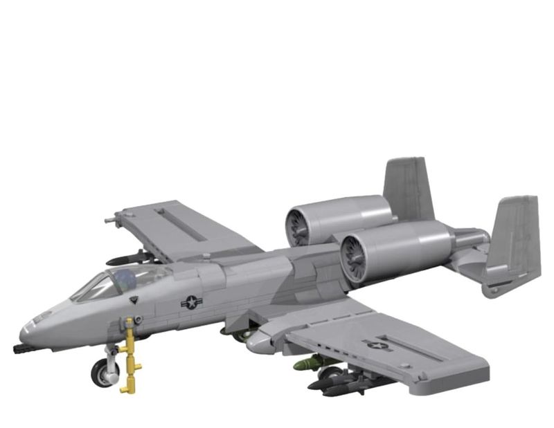 COBI-5812 A10 Thunderbolt II Warthog byggsats från USAF
