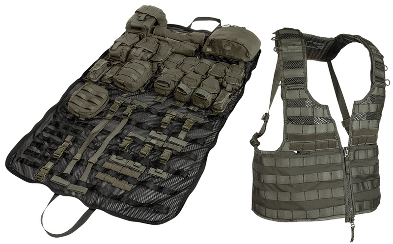 Stridsväst 12 från Snigel i Kombinationsväst -10 i grön färg