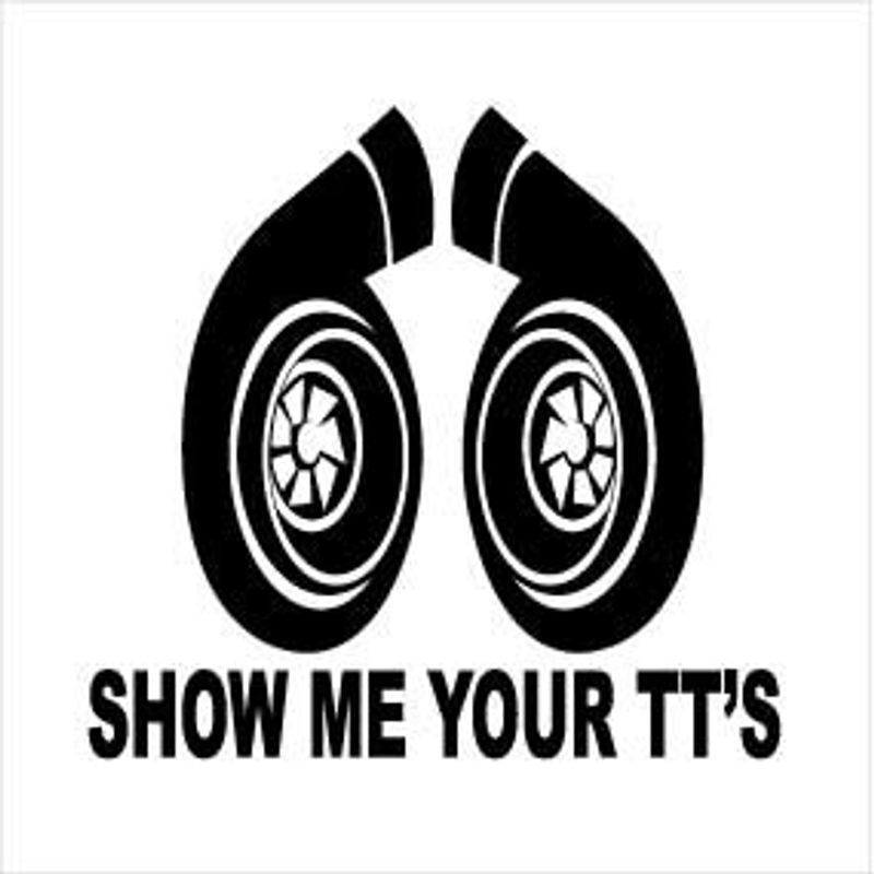 "Show Me Your Tts" 200x200mm