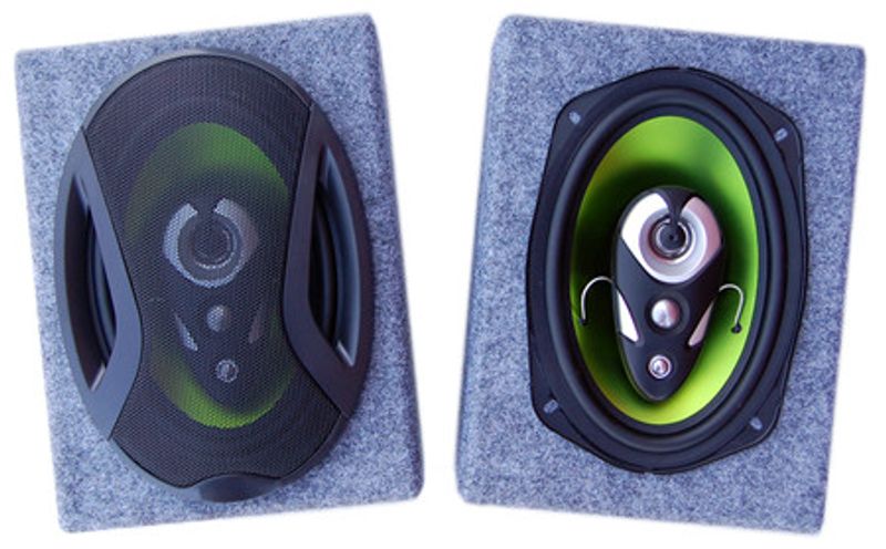 URoX 6x9" högtalare + lådor
