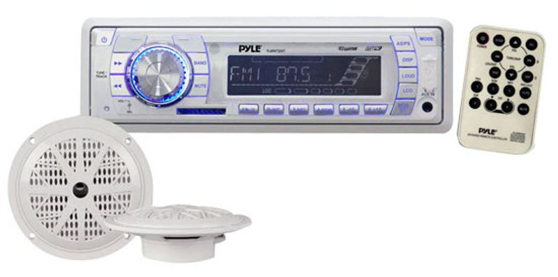 Pyle Marine-Stereo + 6.5" Högtalare