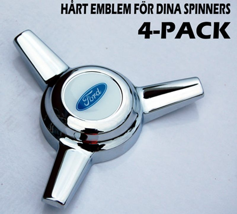 Emblem "Ford" för Spinners (4-PACK)