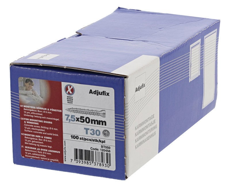 Adjufix Betongskruv - Säker Montering i Betong