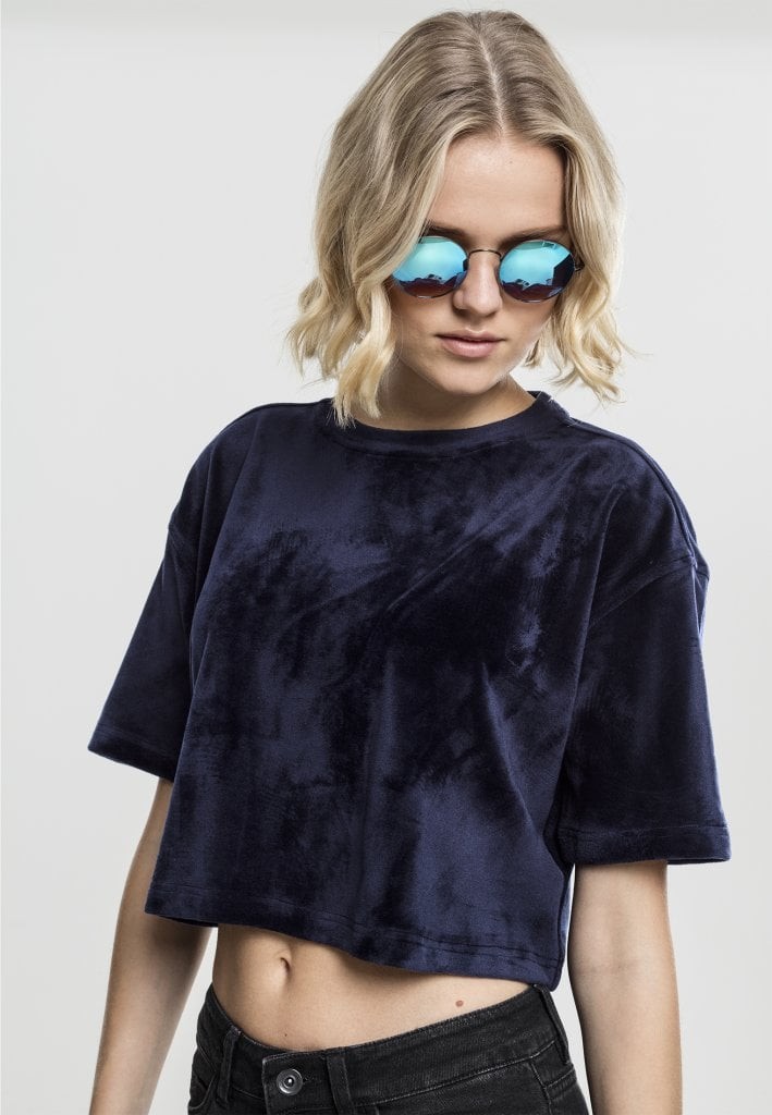 Kort topp i sammet dam