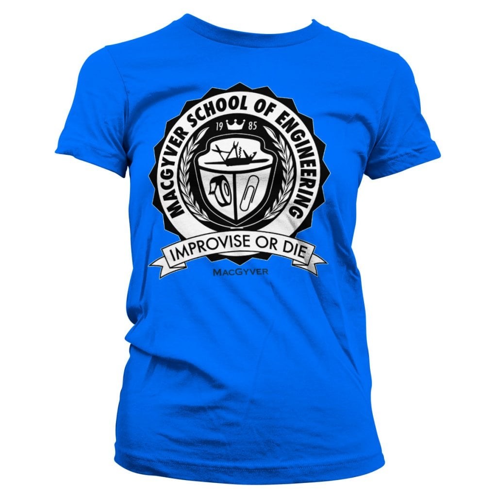 Macgyver School Of Engineering Girly Tee | Dunken.se