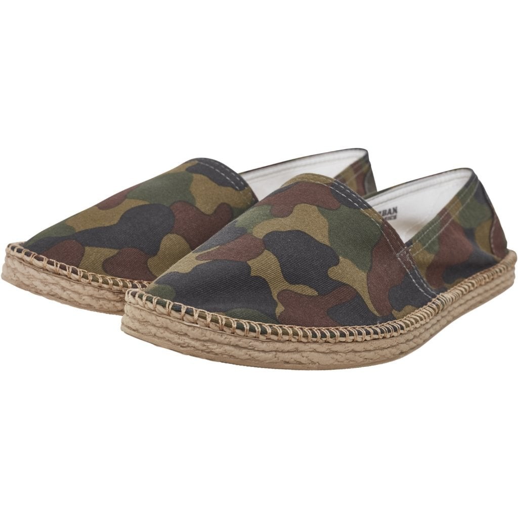 Camo canvas slipper