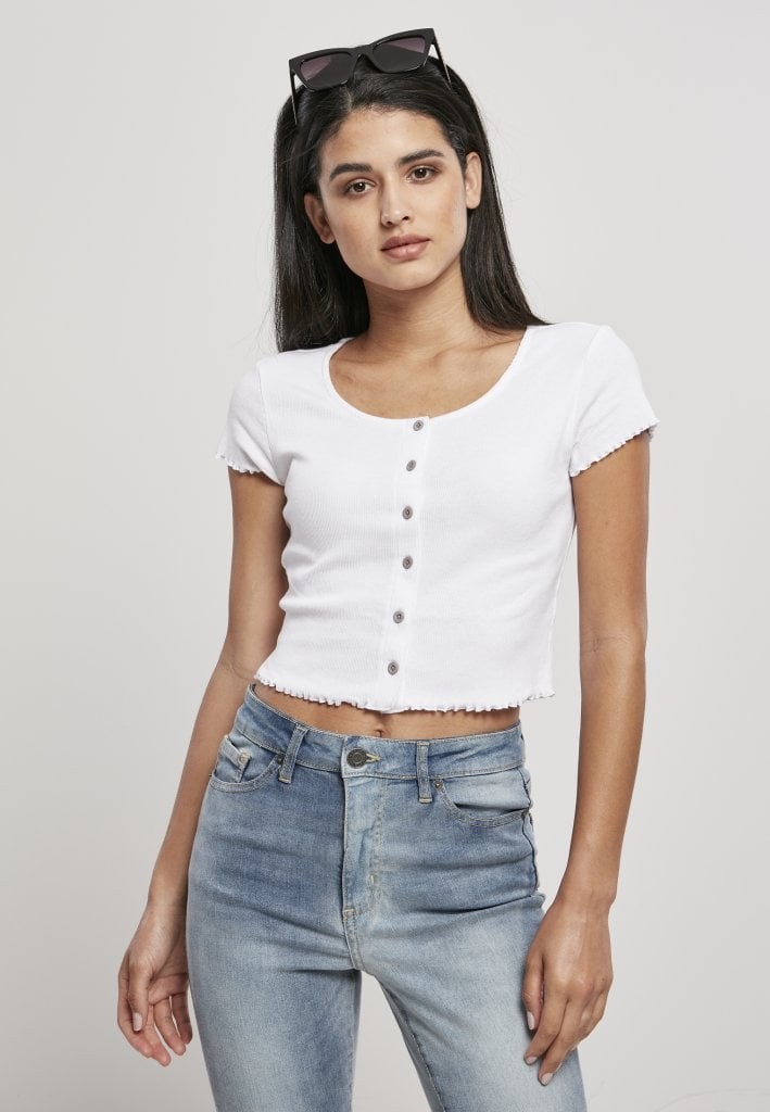 Waist card top with buttons