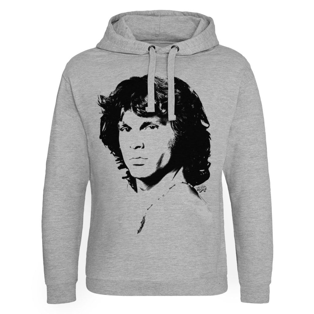 Jim Morrison Portrait Epic Hoodie Herr