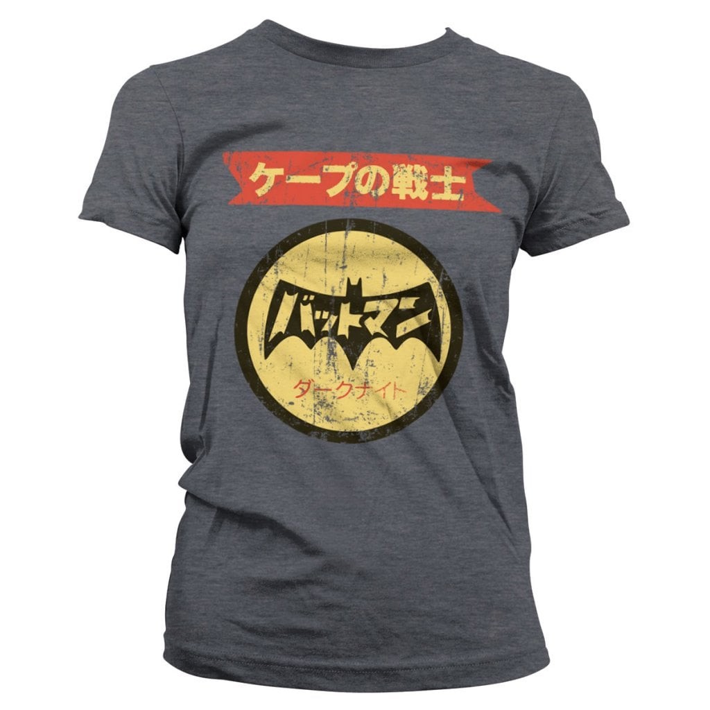 Batman Japanese Retro Logo Girly Tee - Oddsailor.com