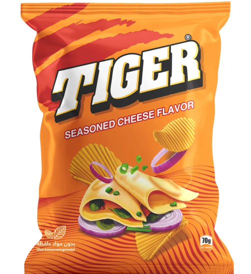 Tiger Seasoned Cheese 70g