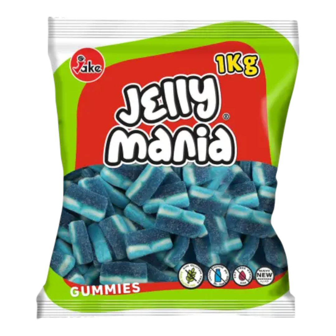 Jake Jelly Mania Sour Blue Raspberry 1kg