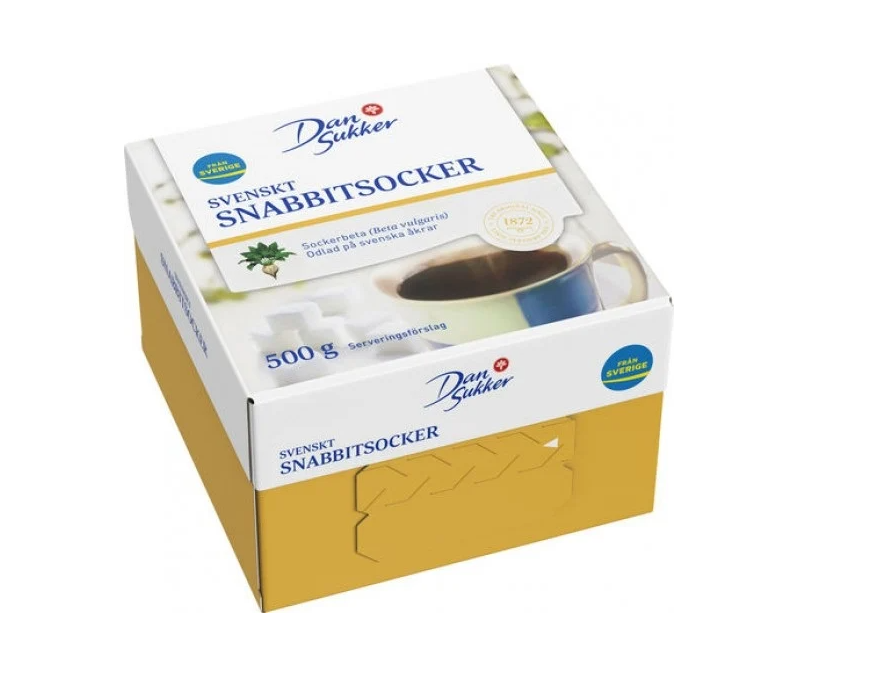 Dan Sukker Socker Bitar 12x500g