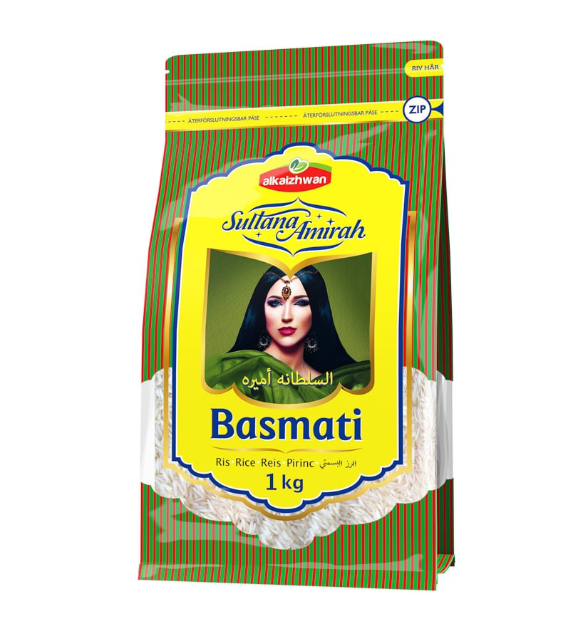 Alkaizhwan Basmati Ris Sultana 12x1kg