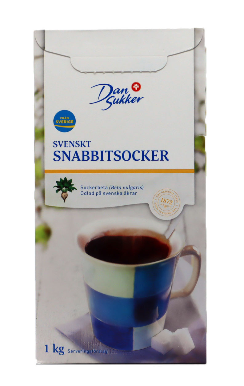Dan Sukker Snabbitssocker 12x1kg