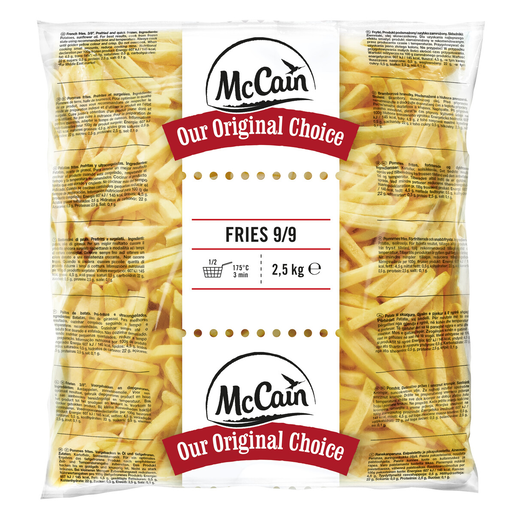 McCain Pommes (9x9mm) 5x2.5kg