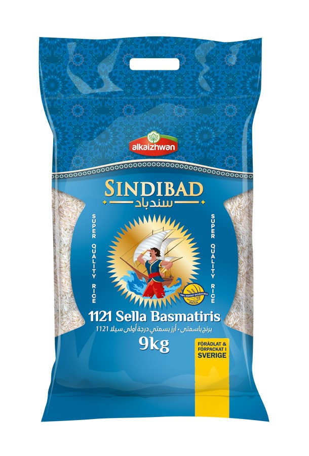 Alkaizhwan Basmati Ris Sella Sindibad 1x9kg
