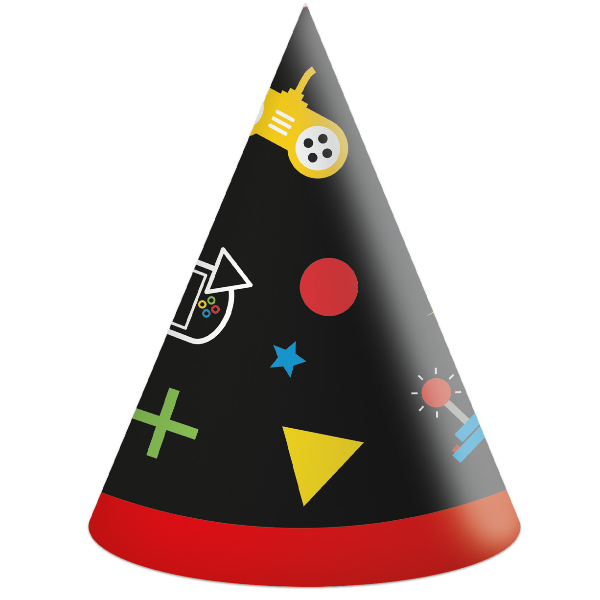 Partyhatt, Gaming Party, 6-pack