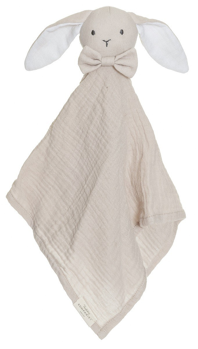 Snuttefilt, Kanin, Muslin, greige