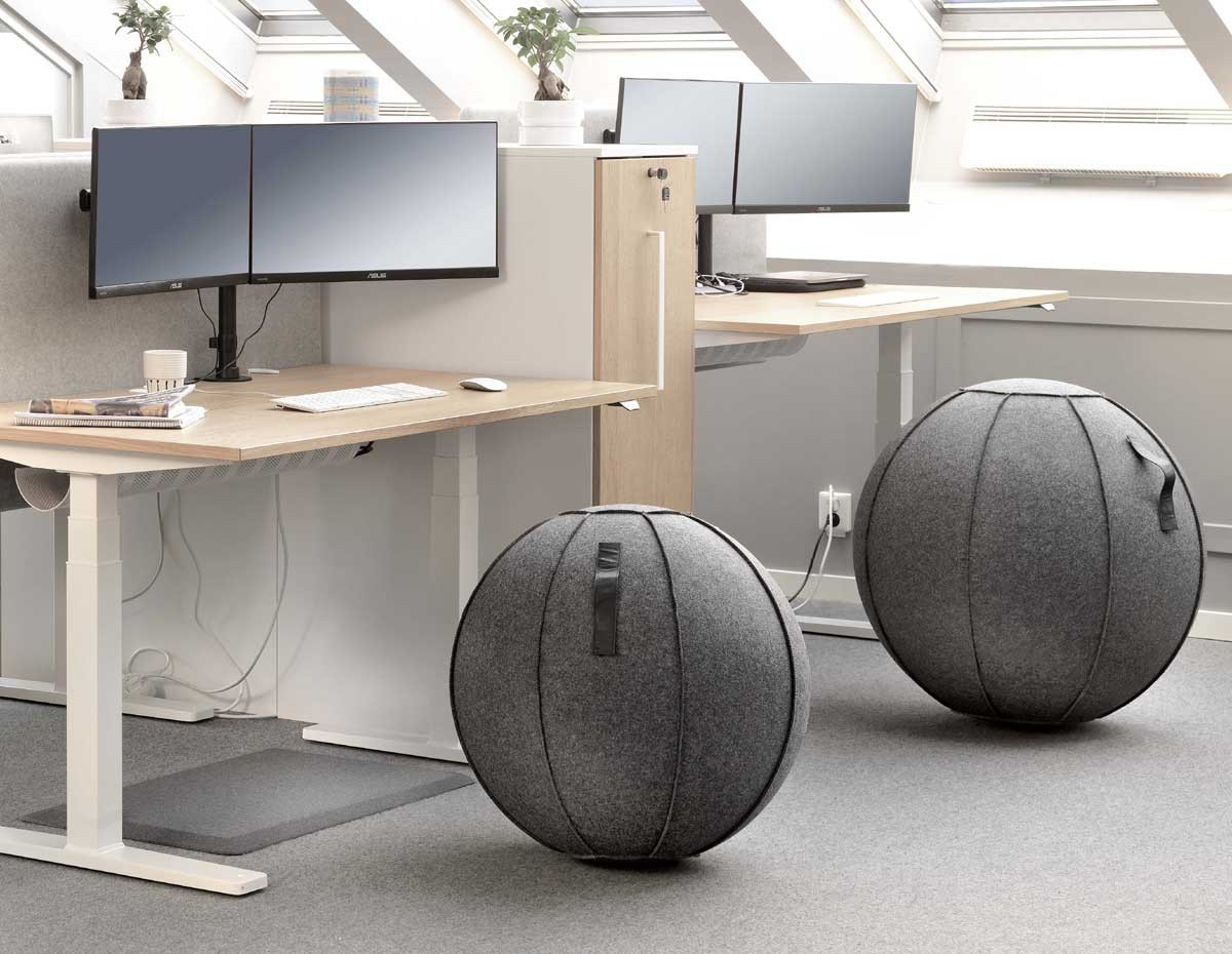 Office Duo 65 cm Pakke med måtte