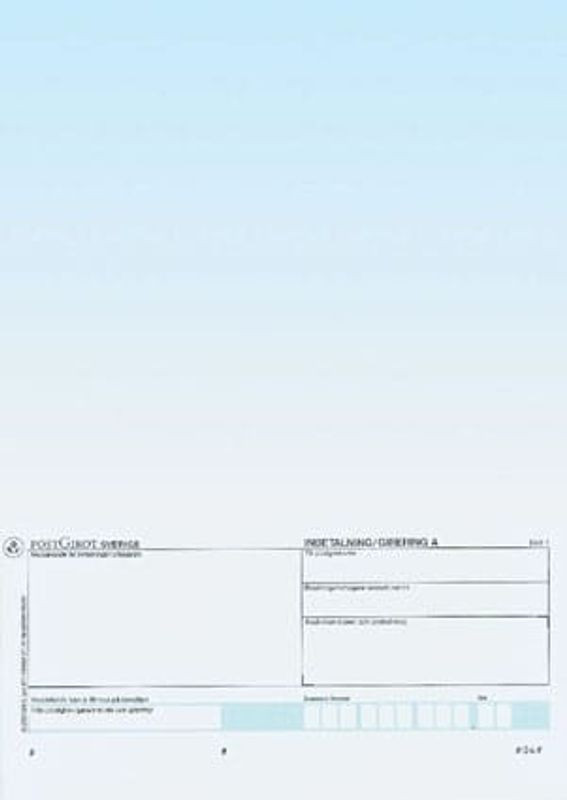 Bankgiro- & Plusgiroblankett online till bra pris | Kontorsnetto.se