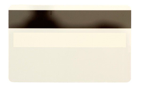 Plastic card HiCo with signature panel