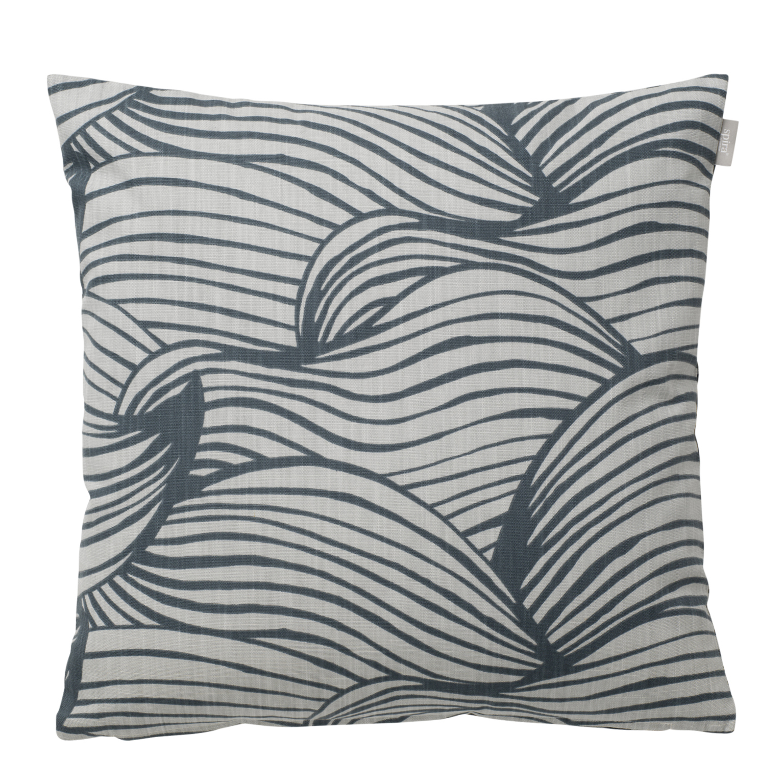 Wave blå kuddfodral – 50x50 cm | Spira of Sweden