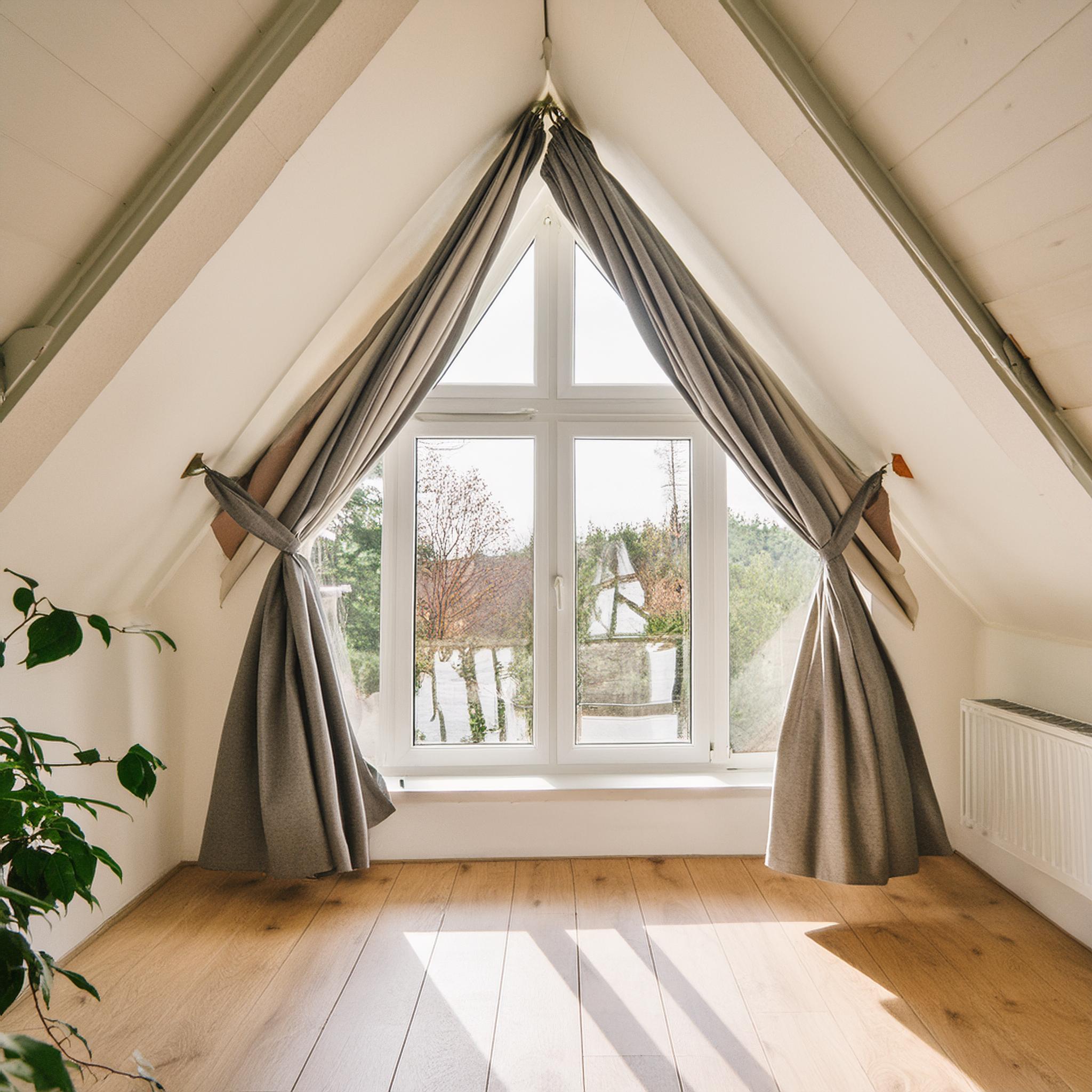Hur hänger man gardiner i snedtak? | Nordisk Textil