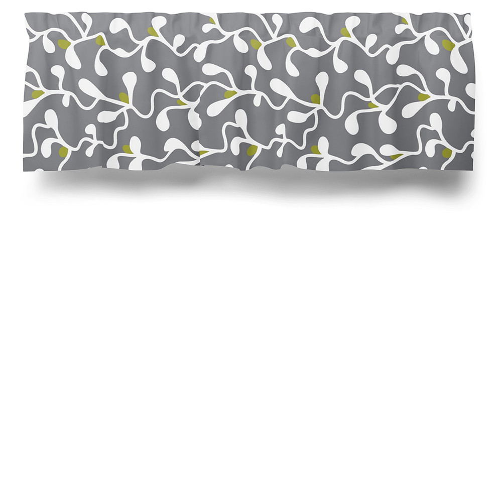 Lingonris grå-lime kappmetervara - nordisktextil.se