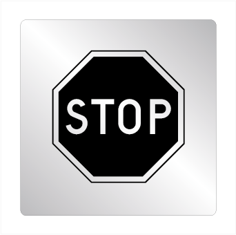 Skylt Stop