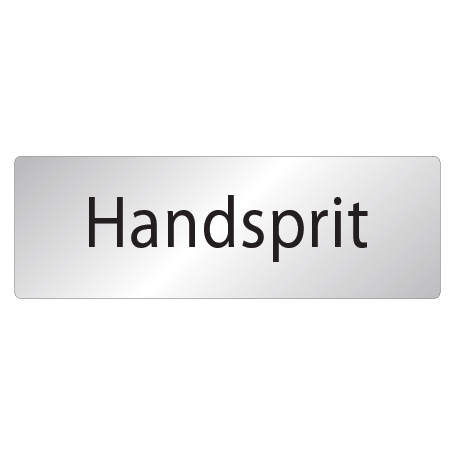 Skylt Handsprit
