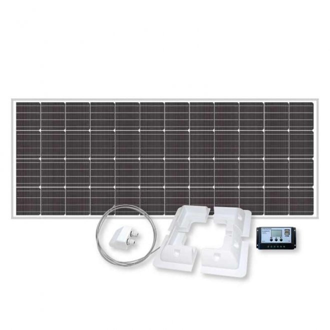 Solcellspaket Husvagn & Husbil 120W PWM, hörn