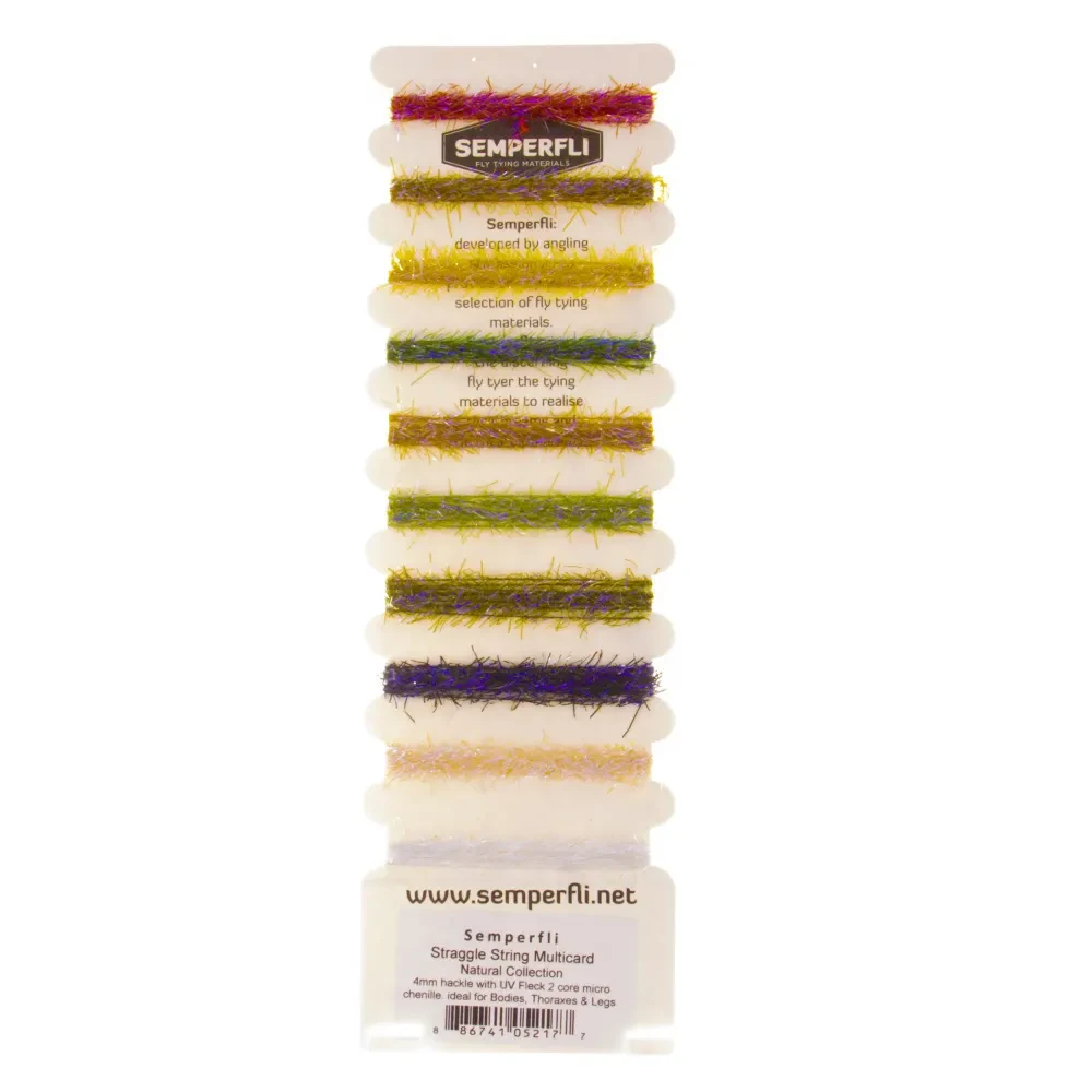 Semperfli Chenille - Straggle String - Multicard Naturals