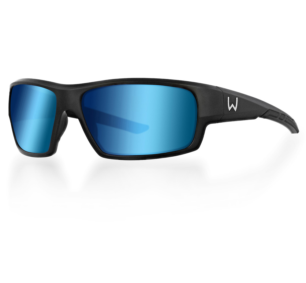 Solglasögon Westin W6 Sport 10 - Matte Black - Smoke - Blue Mirror