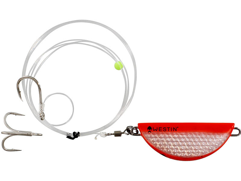 Halibut Anti Twist Rig 350g - 1,2 mm - Orange Flash