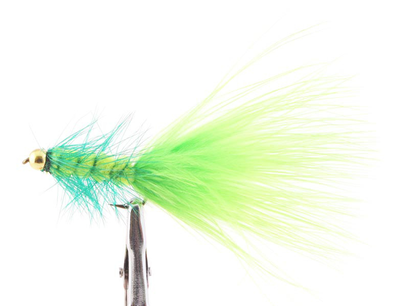 Fluga Dano - Wolly Bugger - Green Goldhead - 10