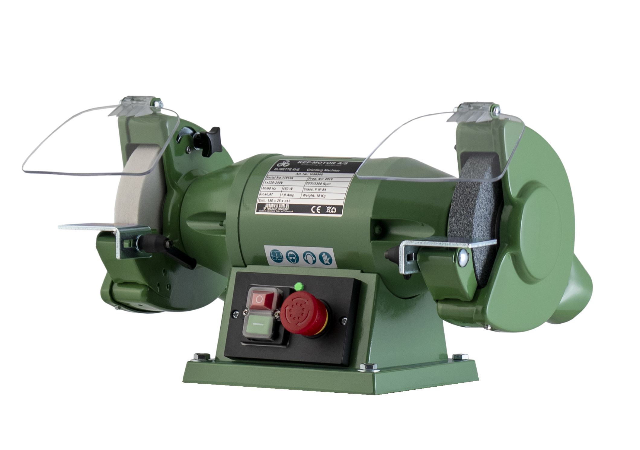 BÄNKSLIPMASKIN KEF MOTOR SLIBETTE 6 NE