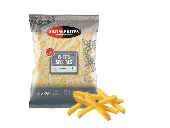 COATED POMMES FRITES EXTRA 7MM.10 KG FARM FRITES