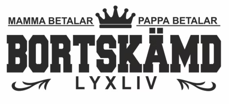 Bortskämd dekal