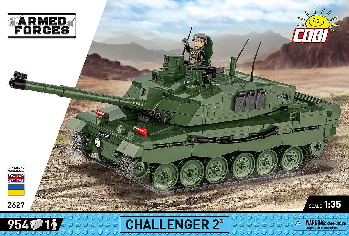 COBI-2627 Challenger 2 (2in1 UK/UKR) Modern Stridsvagn