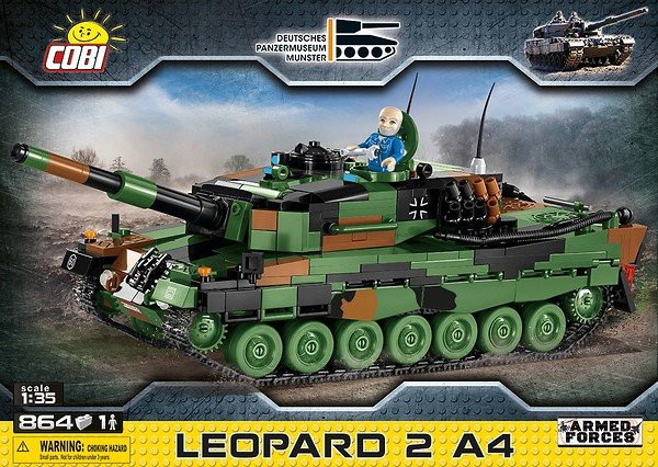 COBI-2618 LEOPARD 2A4 – MODERN TYSK STRIDSVAGN