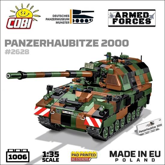 Cobi Panzerhaubice 2000 tysk självgående 155mm haubits