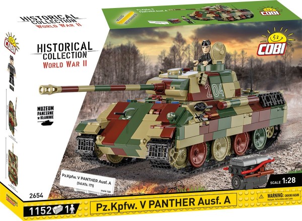 COBI-2654 Pz.Kpfw. V PANTHER AUSF. A Stridsvagn byggsats
