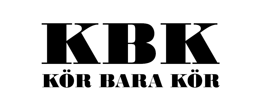 KBK kör bara kör dekal
