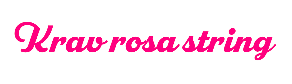 KRAV ROSA STRING dekal